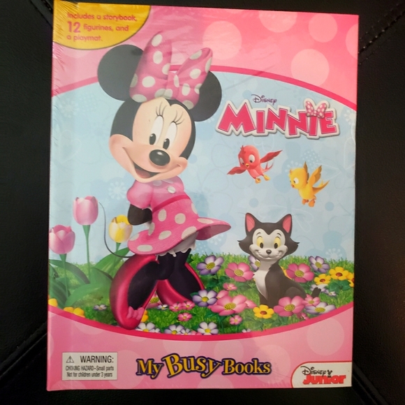 Disney | Toys | New Licensed Disney Minnie Mouse My Busy Book 2 Figures ...
